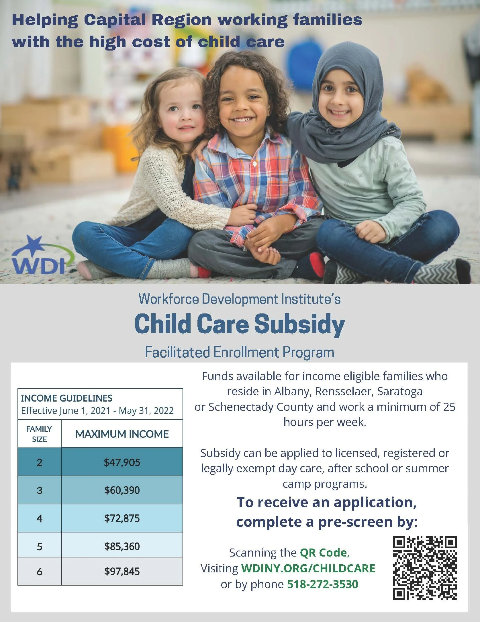 WDI's Child Care Subsidy Facilitated Enrollment Program Helps with the ...