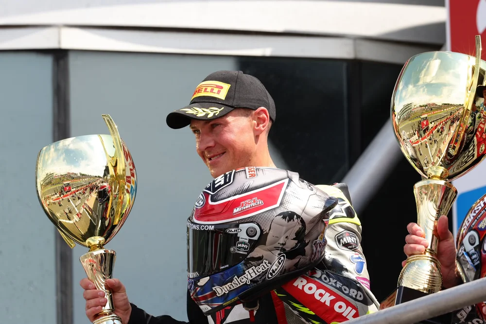 Christian Iddon back on the podium with a second place finish in Race 2 ...