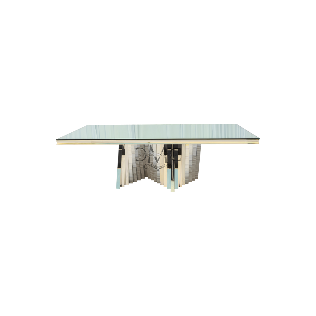 Manhattan Silver Table — CMC Event Rentals Inc. | Los Angeles, CA