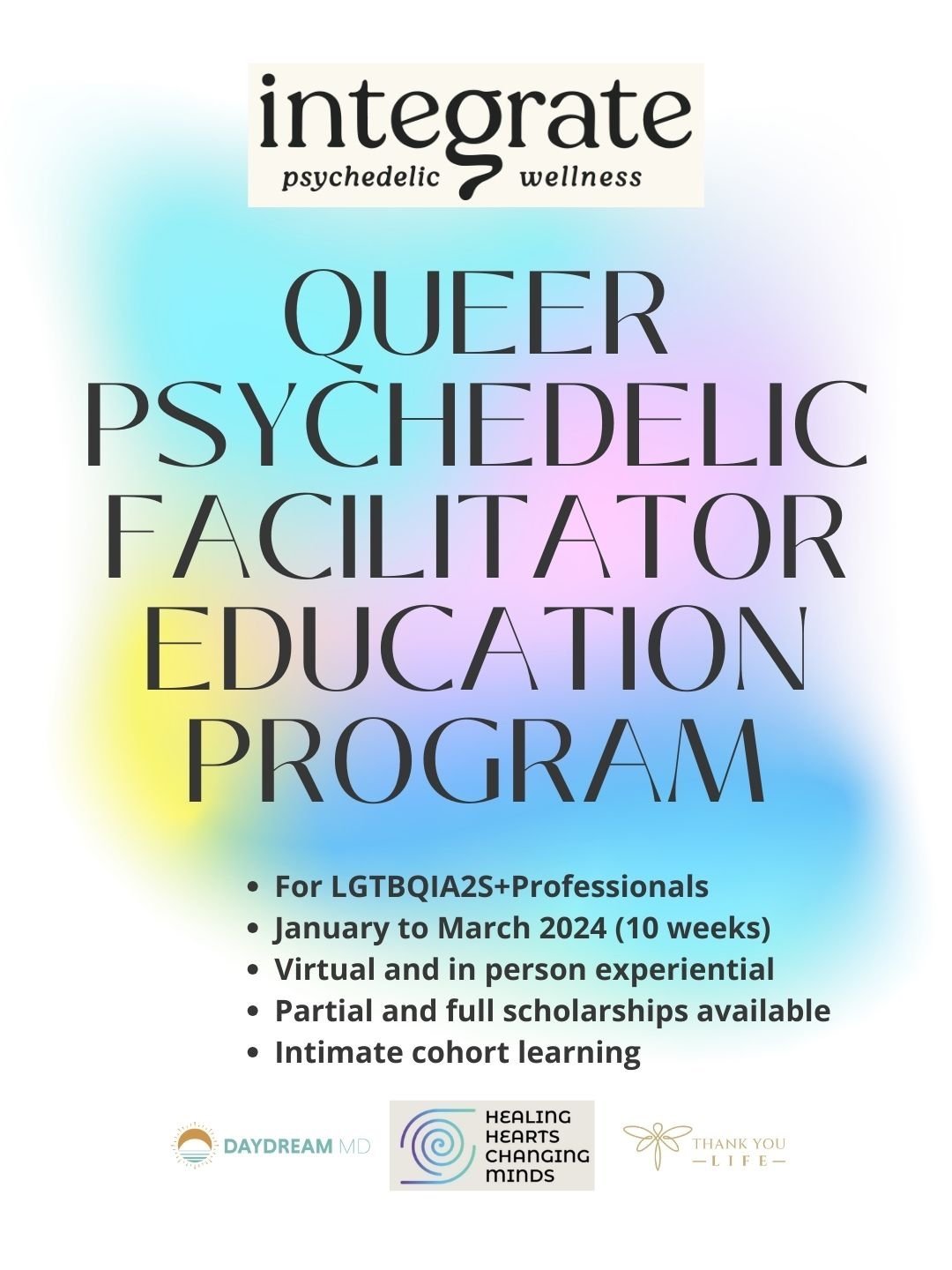 Psychedelic Facilitator Education (LGBTQIA2s+) — Integrate