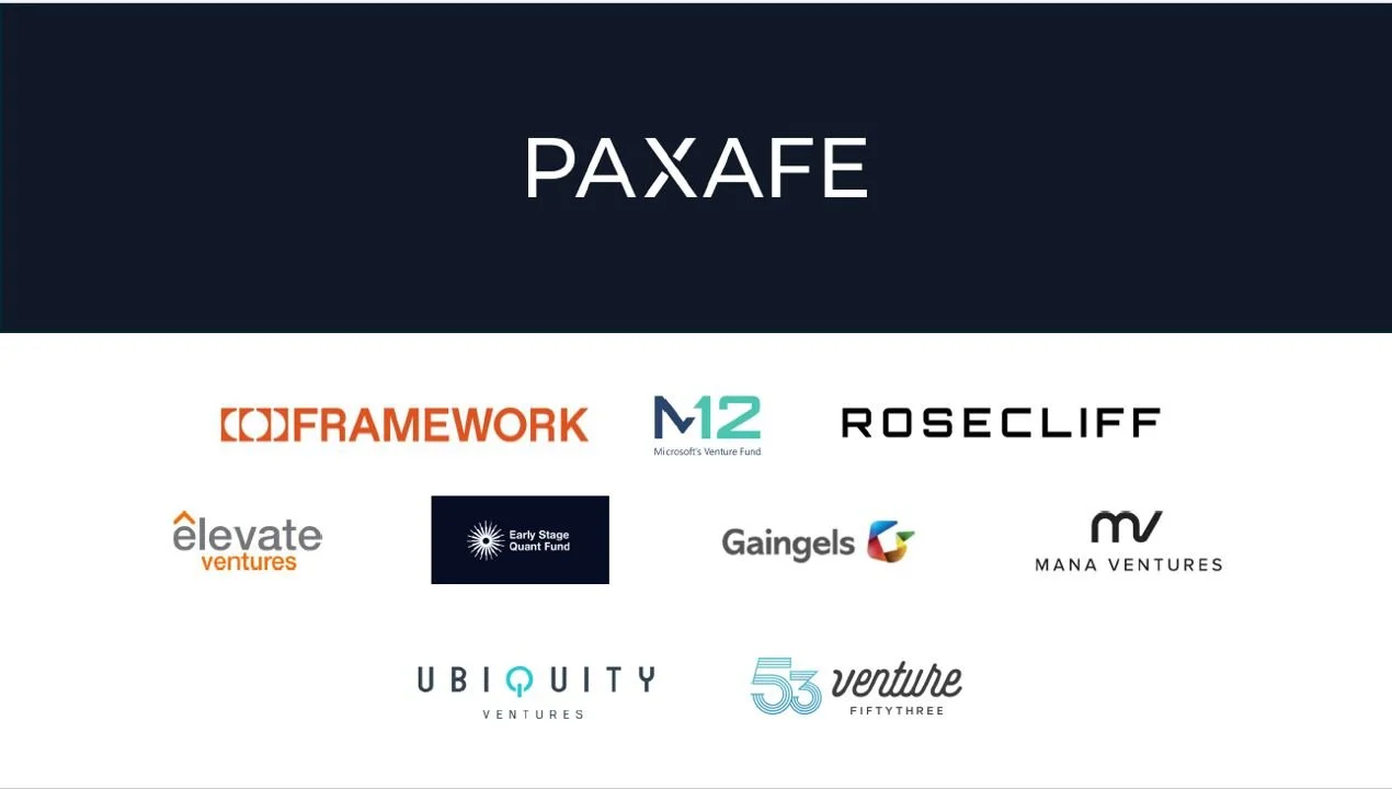PAXAFE Raises $9 Million in Series A Financing from Framework VP and ...