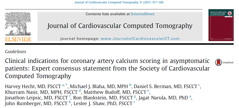 coronary artery calcium score — Centro Cuore
