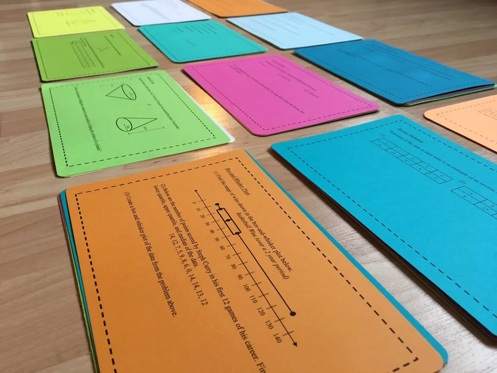 7th Grade Math Task Cards and Enrichment Task Cards — Middle School ...