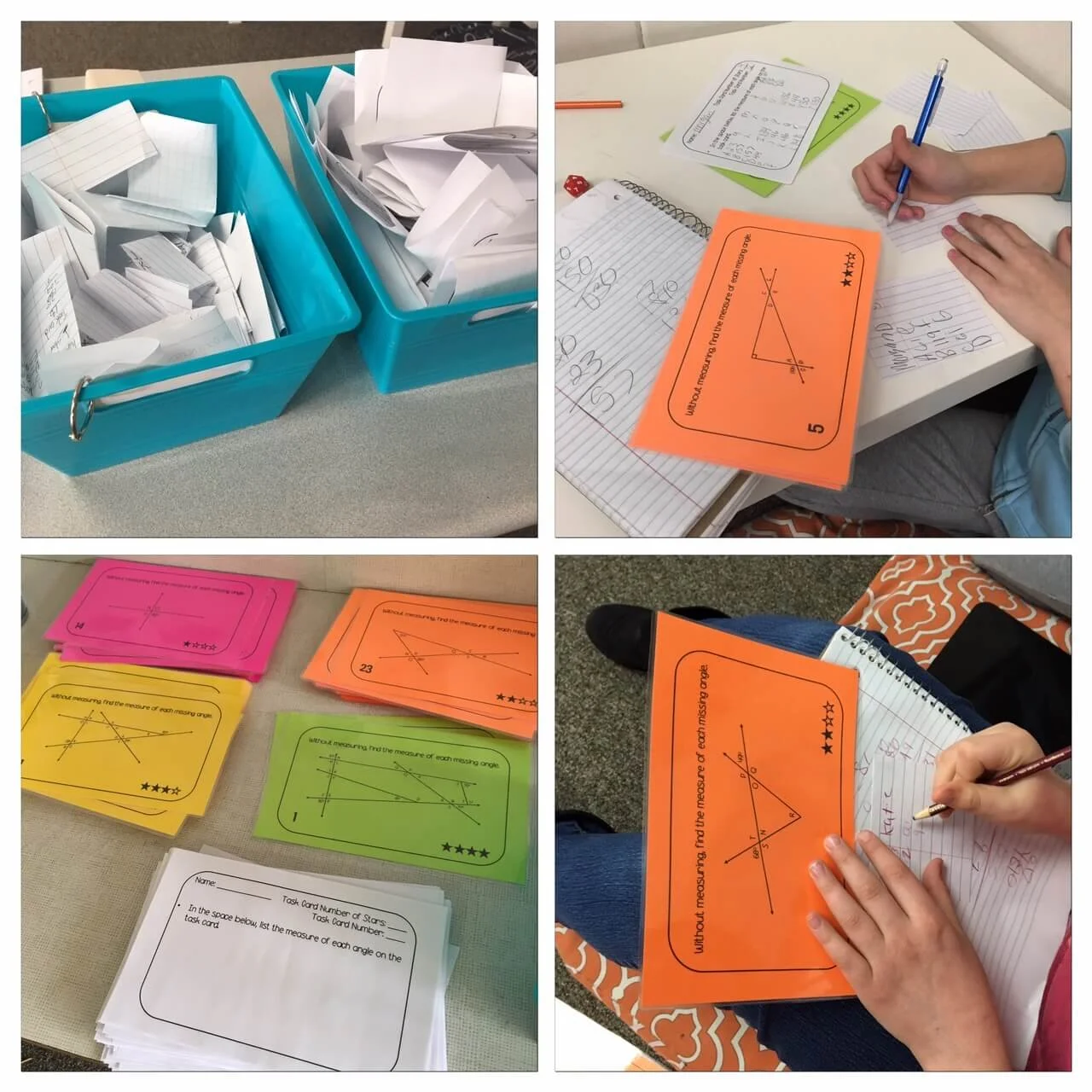 3 Different Angle Relationships Ideas for the Middle School Math ...