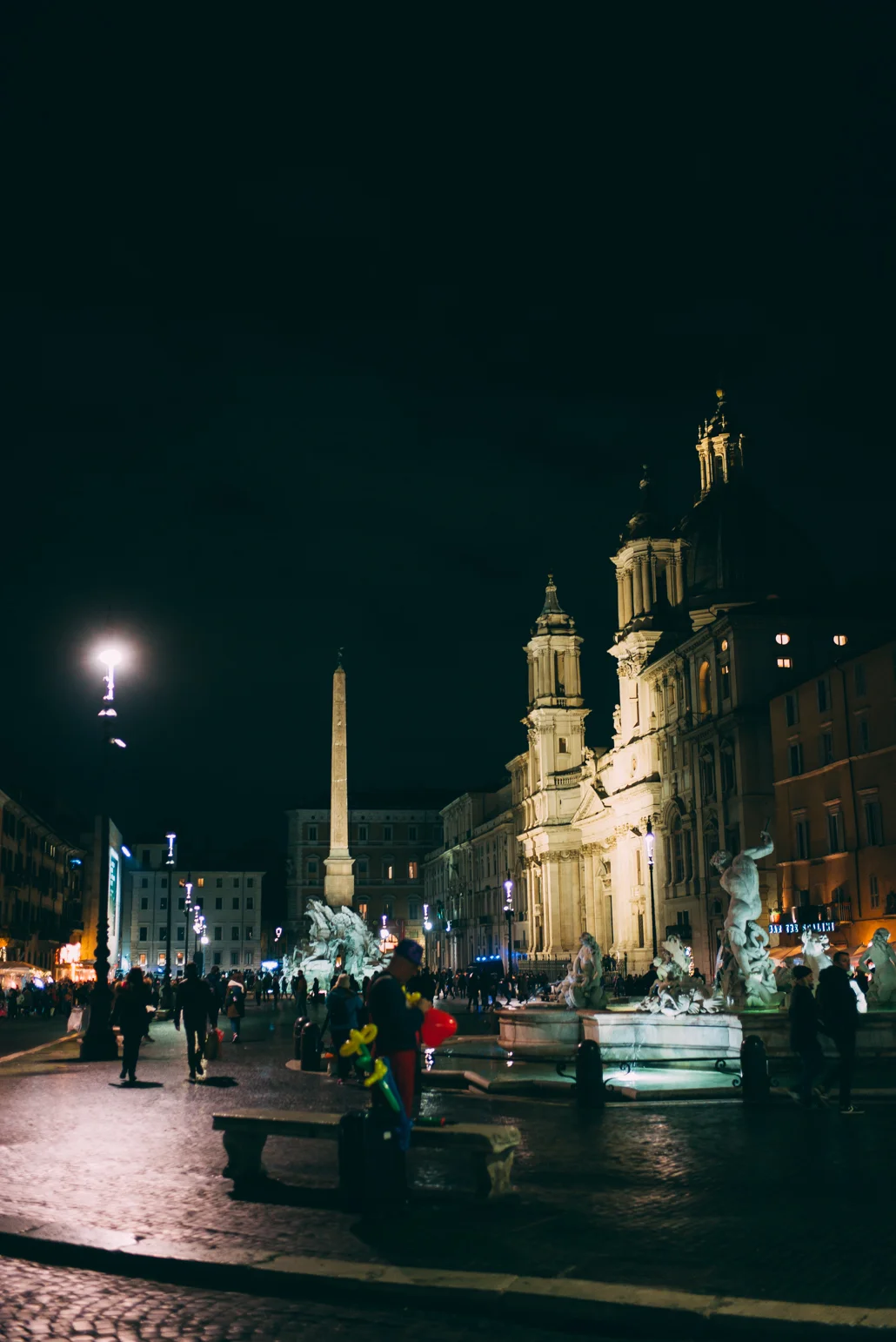 Italy Streets At Night