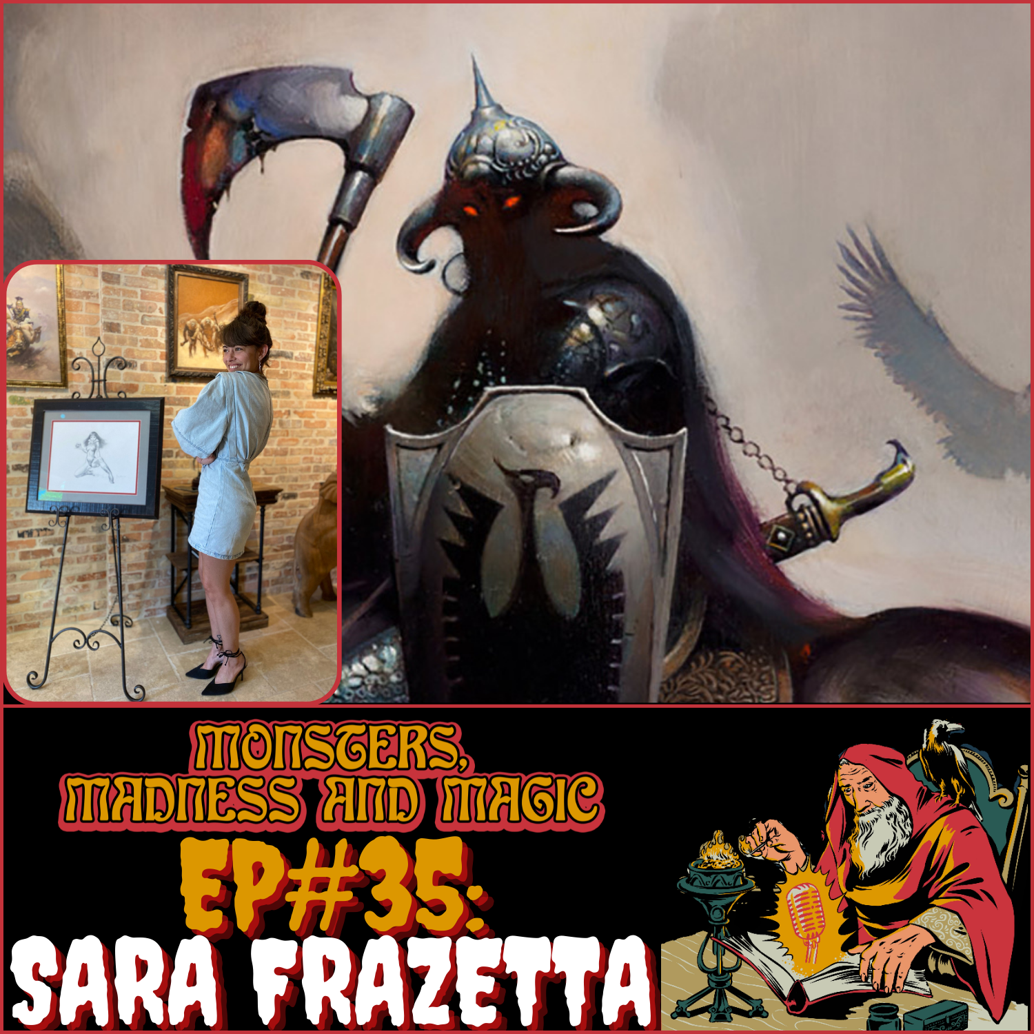 EP#35: The Legacy of Swords - An Interview with Sara Frazetta ...
