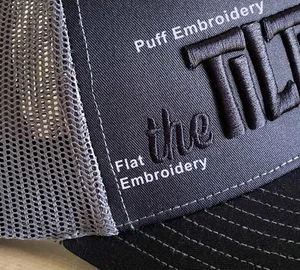3D Puff Embroidery — Whitefish Printing & Apparel