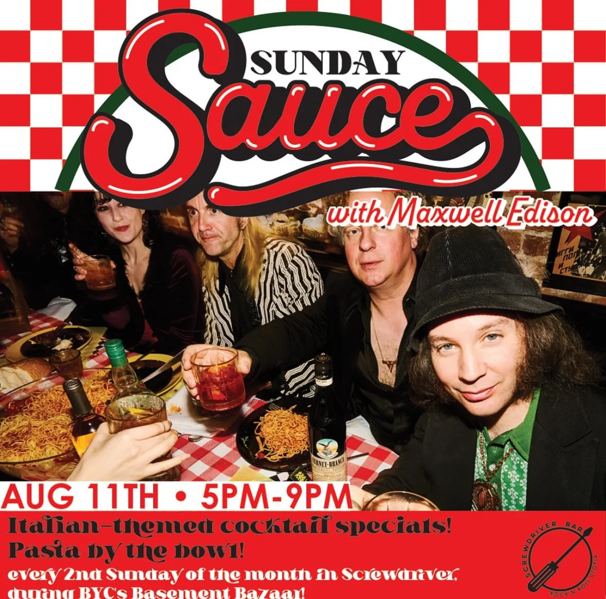 Screwdriver Bar Events — Screwdriver Bar