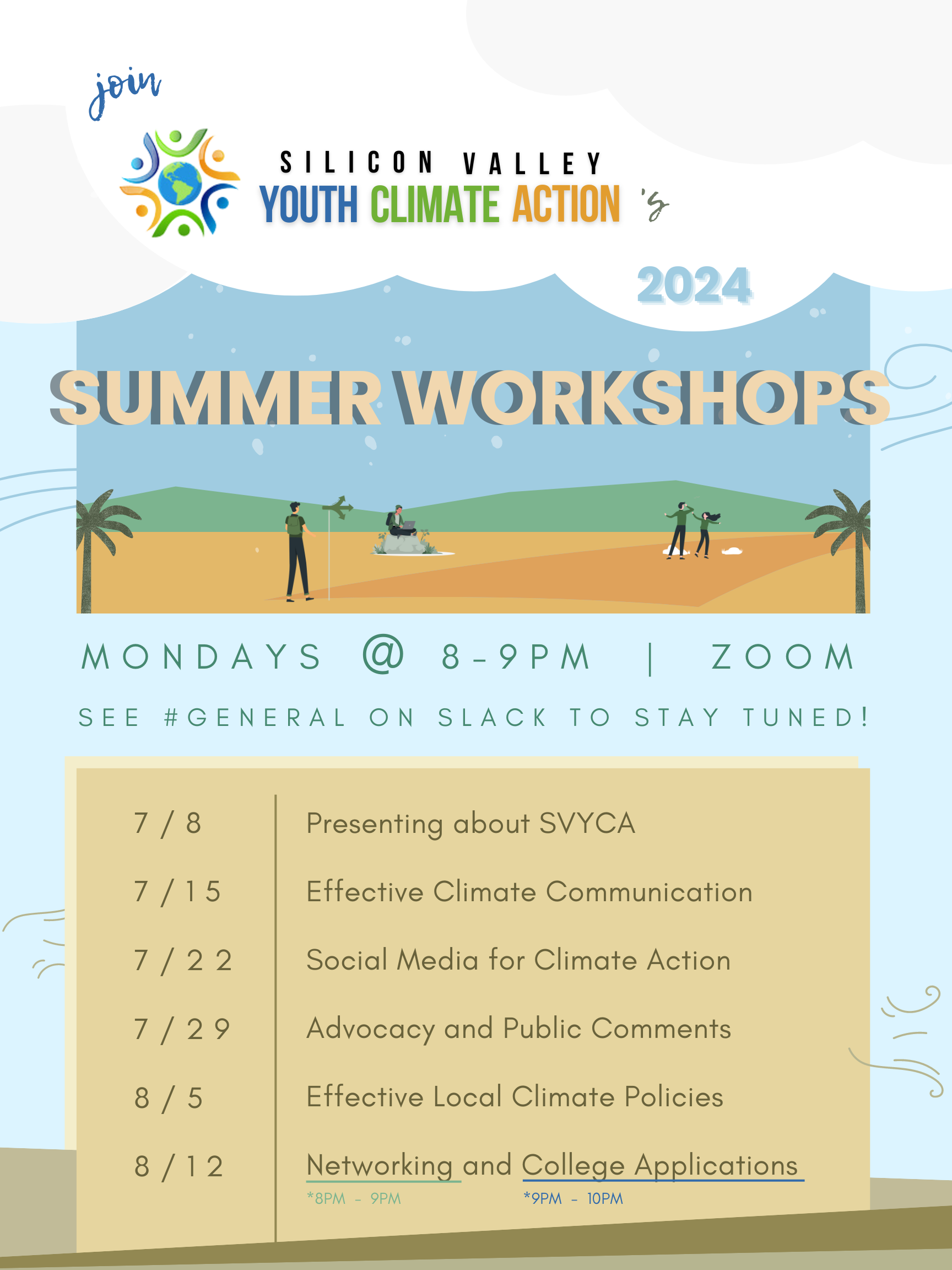 Annual Leadership Workshops — Silicon Valley Youth Climate Action