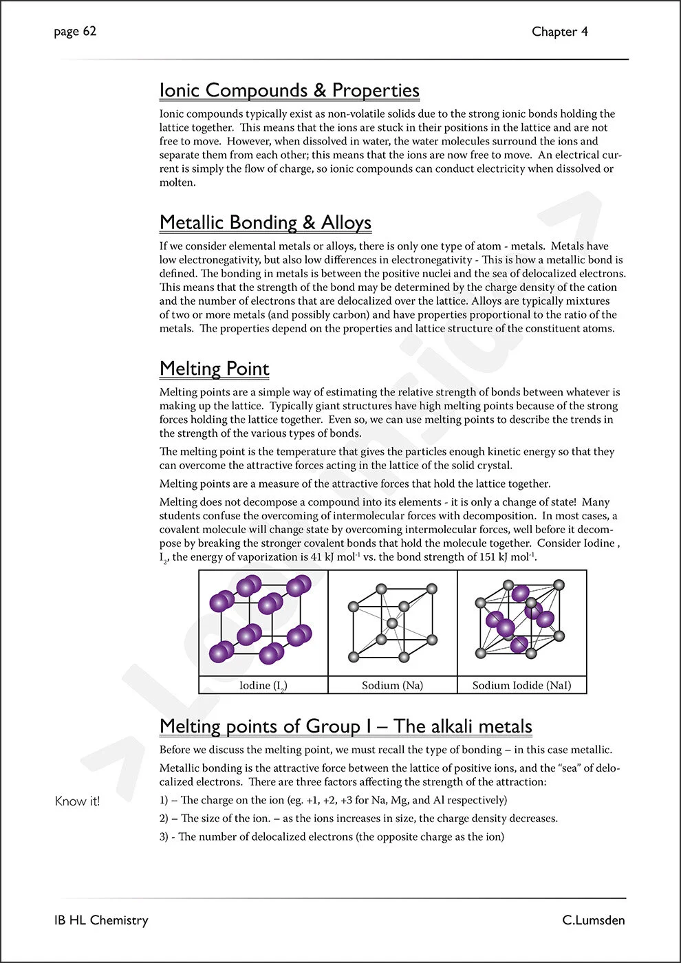 IB Chemistry HL study guide — Peak Study Resources