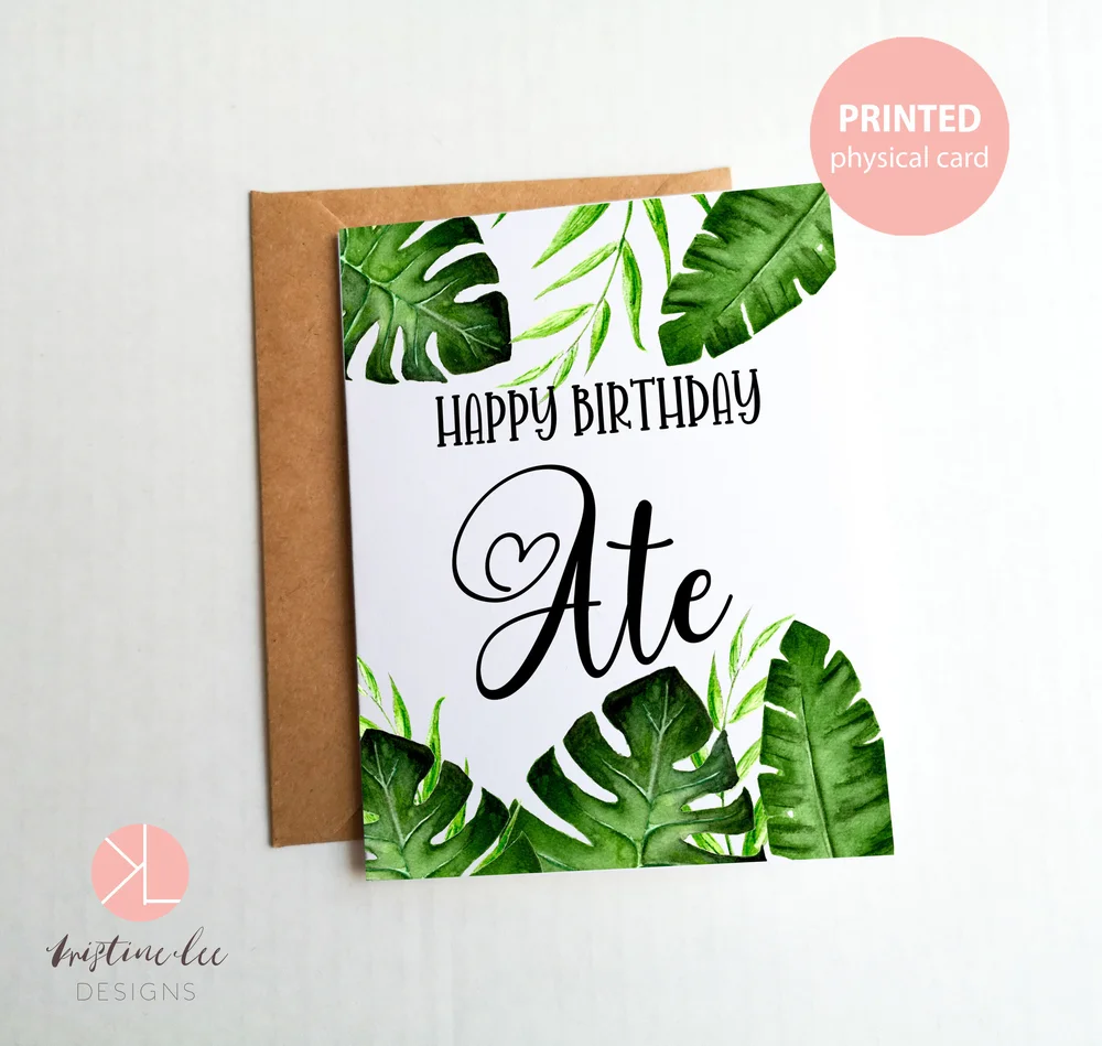 Happy Birthday Pogi Colorful Tagalog Birthday Card Filipino — Kristine ...