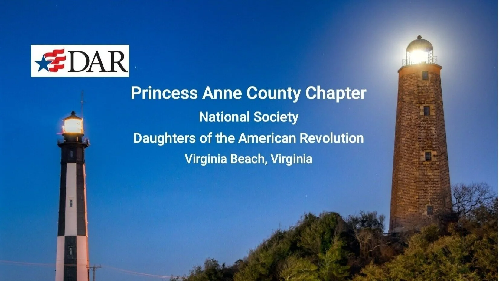 Princess Anne County Chapter, NSDAR Virginia Beach, Virginia