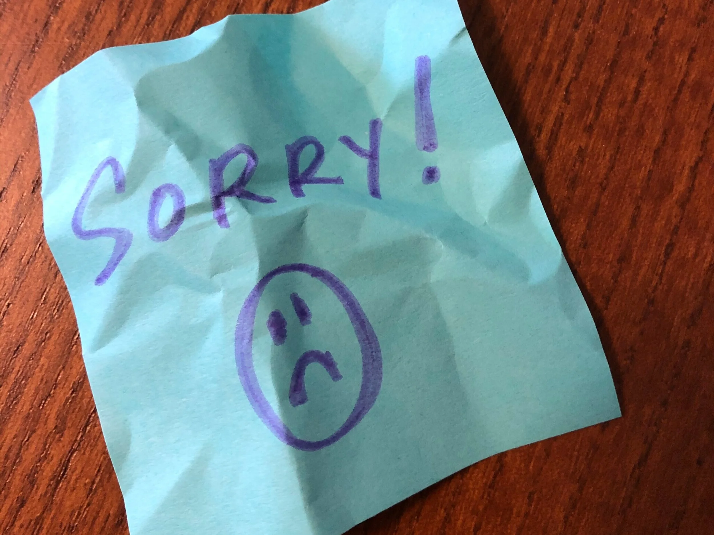 Sorry, But… That Isn’t An Apology — The Johnston Group