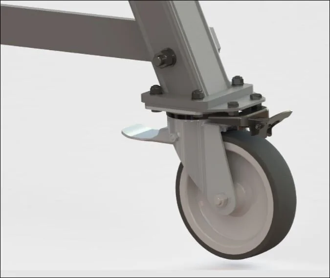 Aluminum gantry accessories for A-Frames — REID Lifting Inc