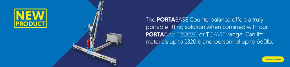 PORTA BASE Counterbalance - compatible with REID Davit lifting systems ...