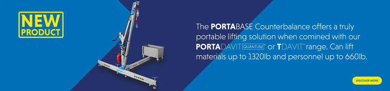 PORTA BASE Counterbalance - compatible with REID Davit lifting systems ...