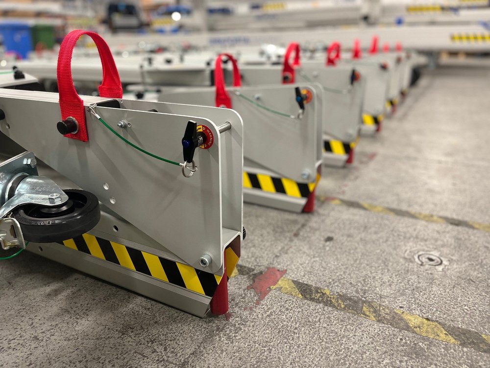 Behind the scenes with REID Lifting mobile gantry cranes and davit arm ...