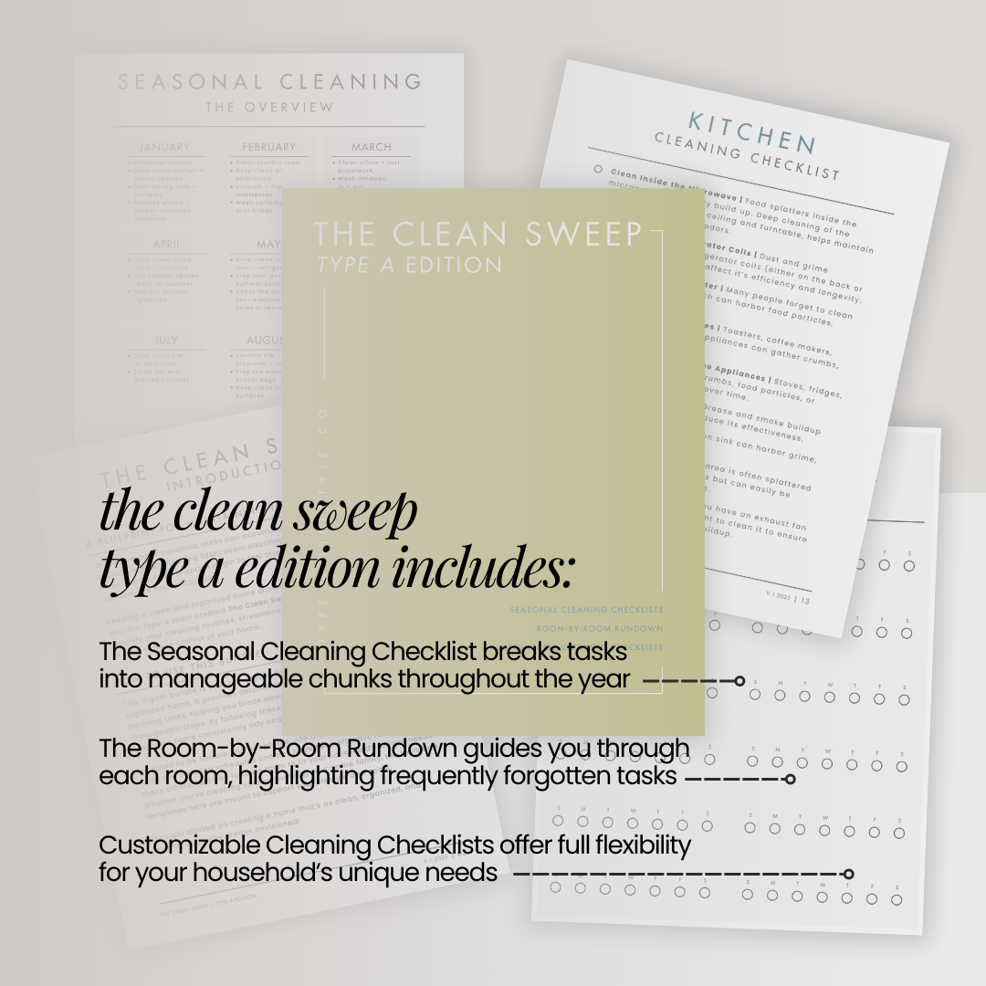 The Clean Sweep: Type A Edition | Mini Bundle — Type A Lifestyle