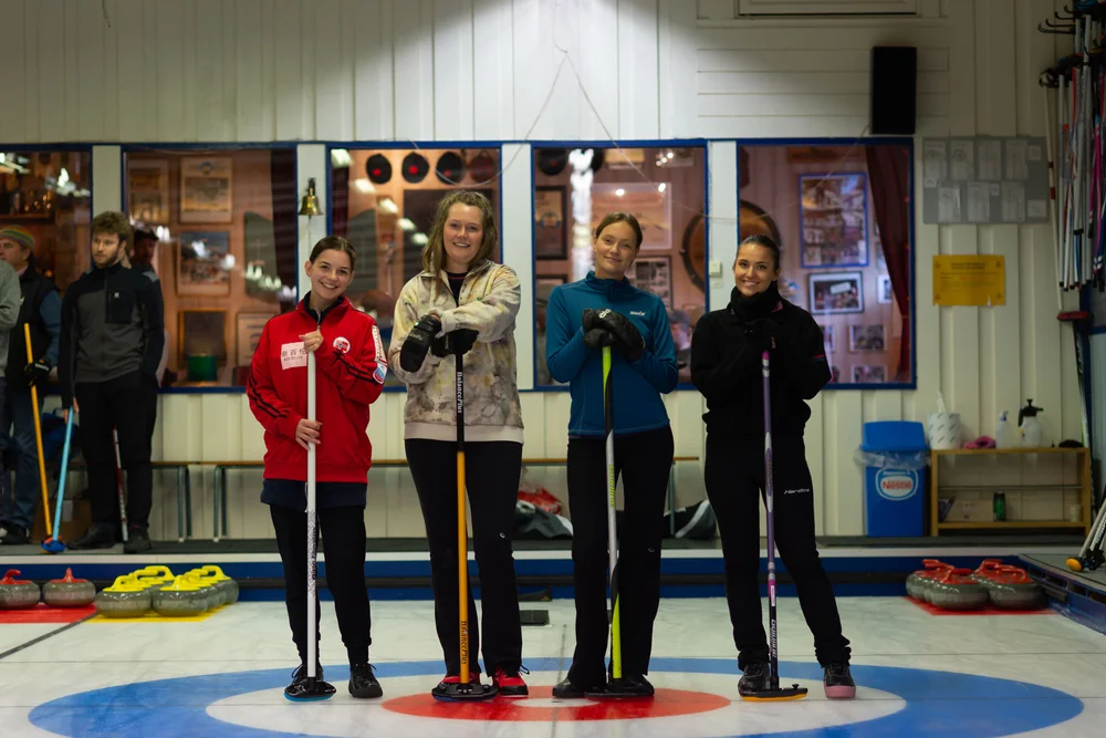 Curling in Oslo - Super cozy venue. Have the entire hall to yourselves ...