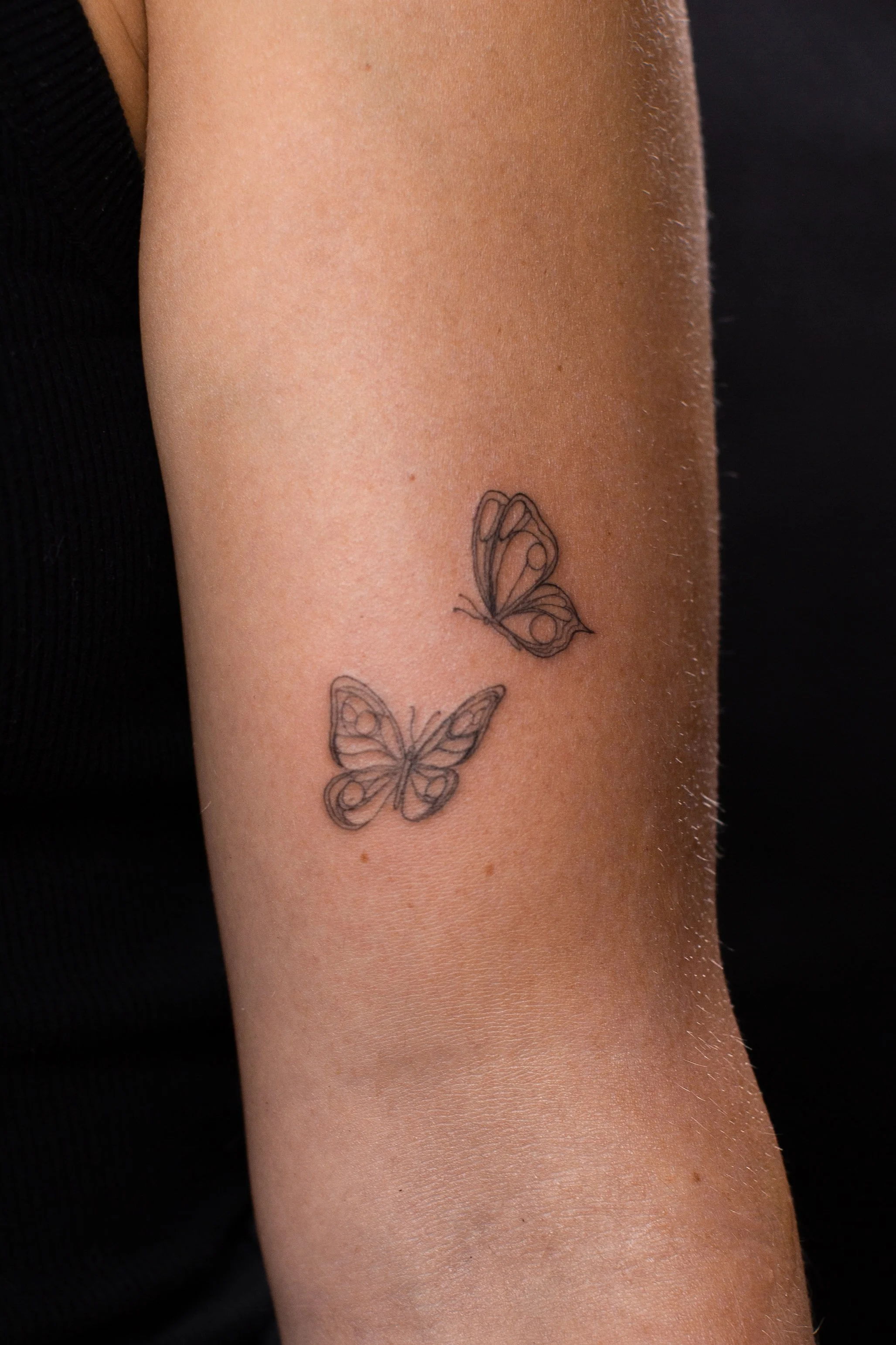 Aries Butterfly Tattoo