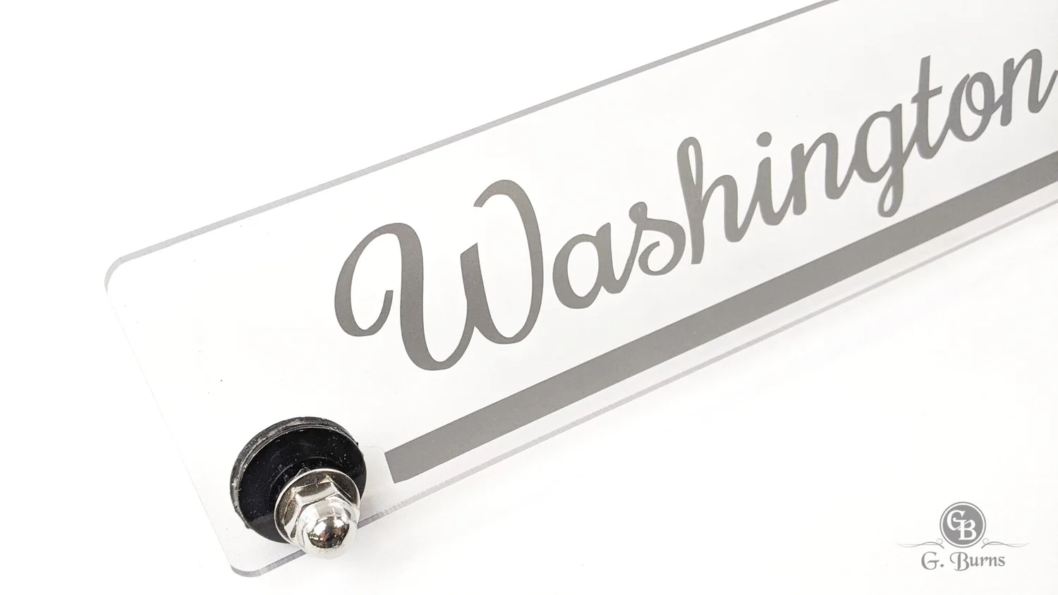 Nameplate Window Hardware Kit | G. Burns