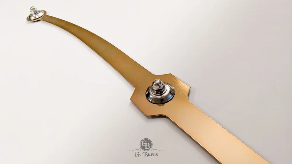 White Powder Coated Removable Landau Bar - Multiple Sizes | G. Burns