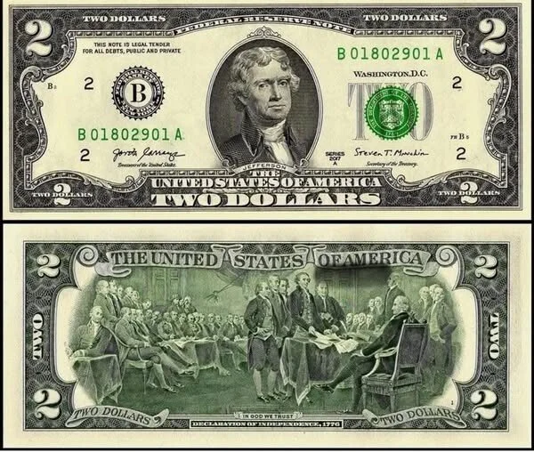 THE $2.00 BILL I TRIED TO SPEND: — Dinar Recaps