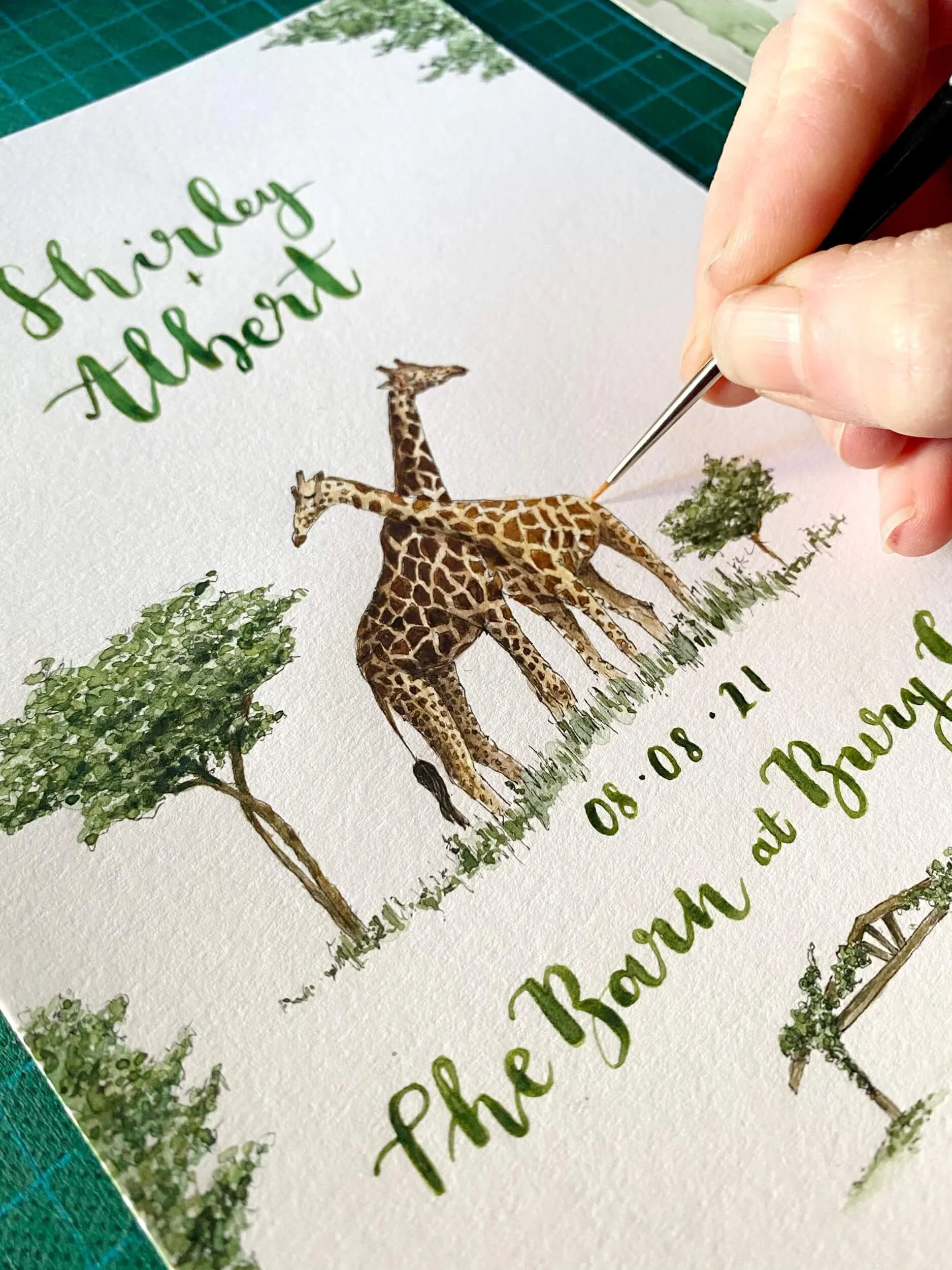 How to use Watercolour Illustration Wedding Stationery to Tell Your ...