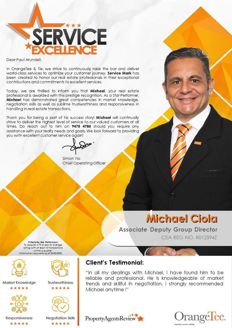 TESTIMONIALS — MICHAEL CIOLA