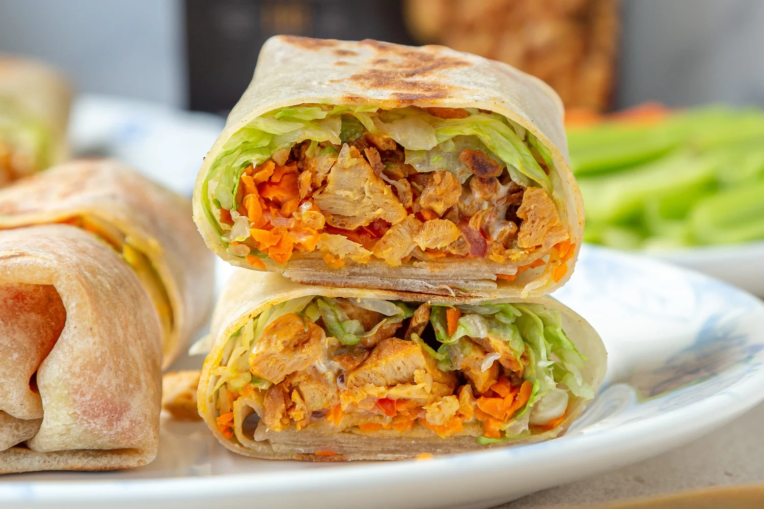 Buffalo Chick'n Wrap — Abbot's