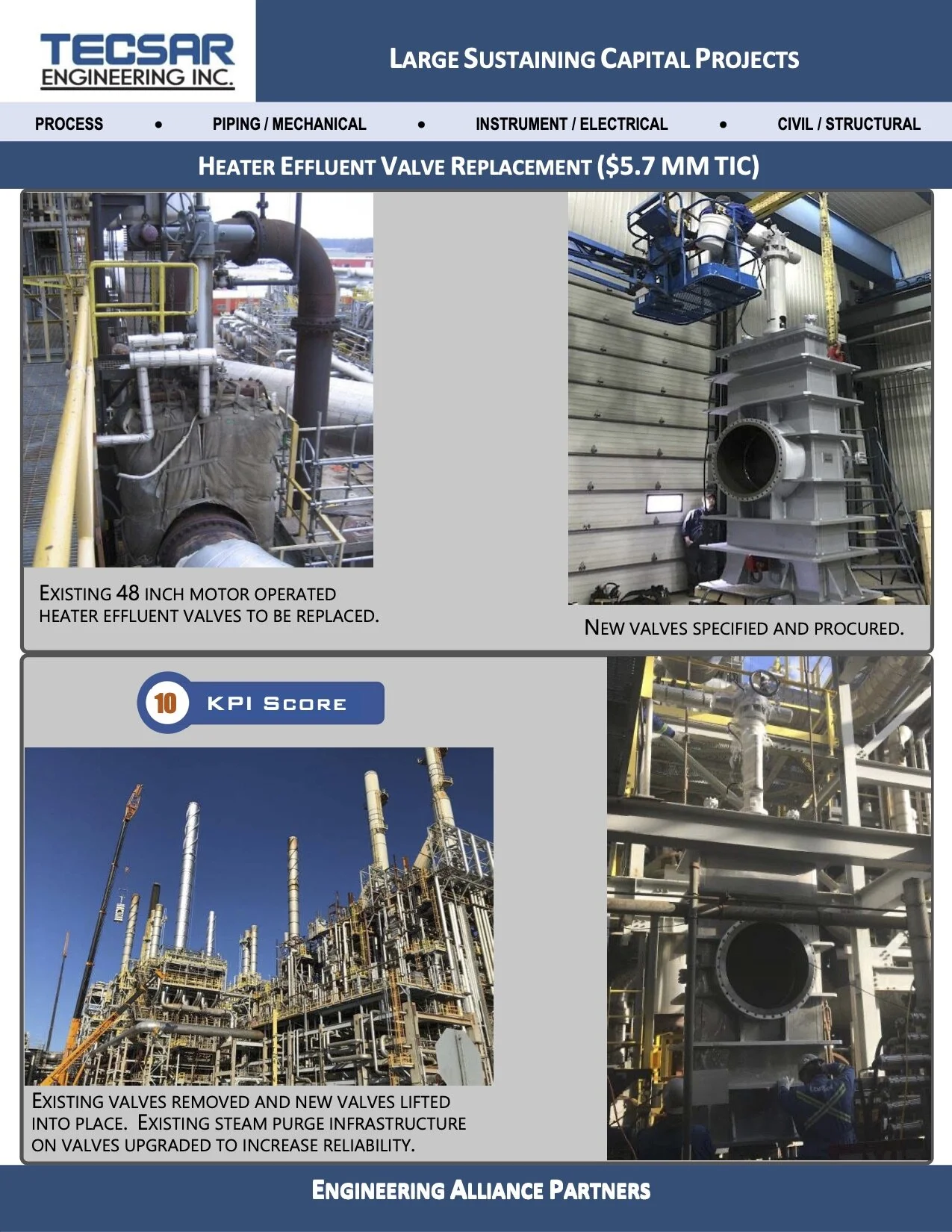 Capital Projects — Tecsar Engineering Inc.