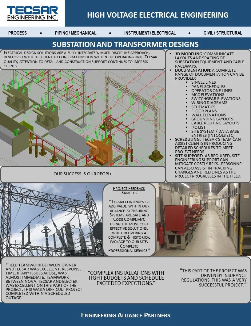 Capital Projects — Tecsar Engineering Inc.