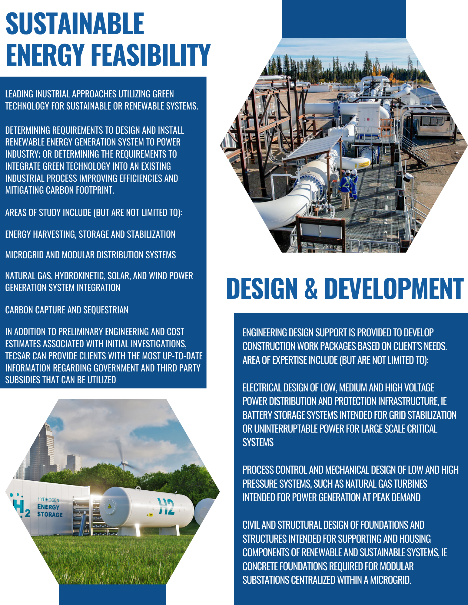 Capital Projects — Tecsar Engineering Inc.