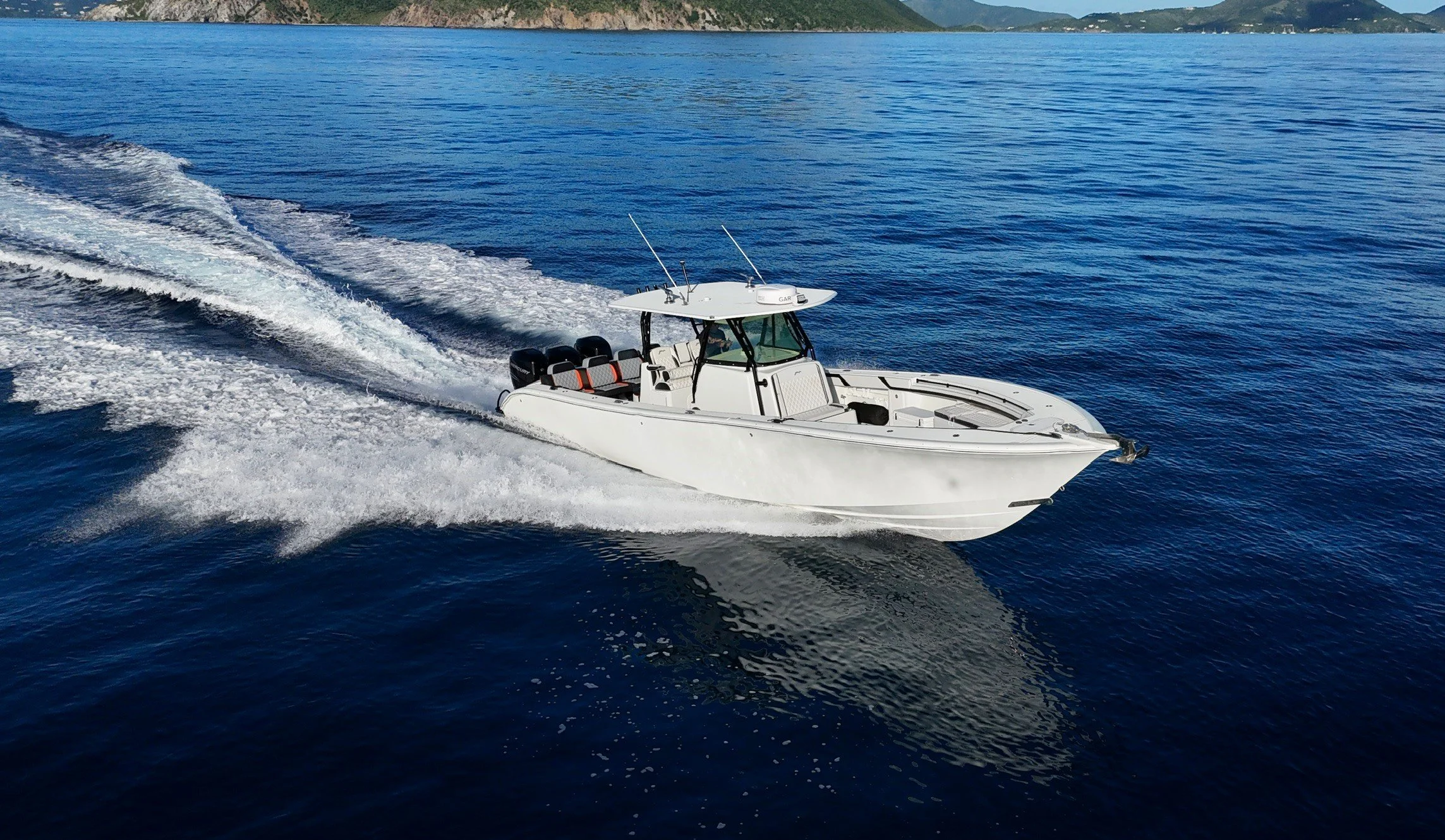 39ft Uber Chill - Yellowfin Offshore Powerboat - BVI Chillout Charters