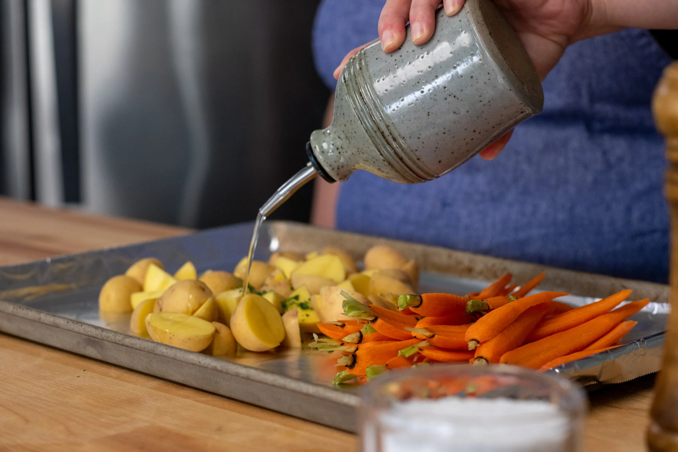 Baked Atlantic Cod with Spring Potatoes and Carrots — Iceland Catch