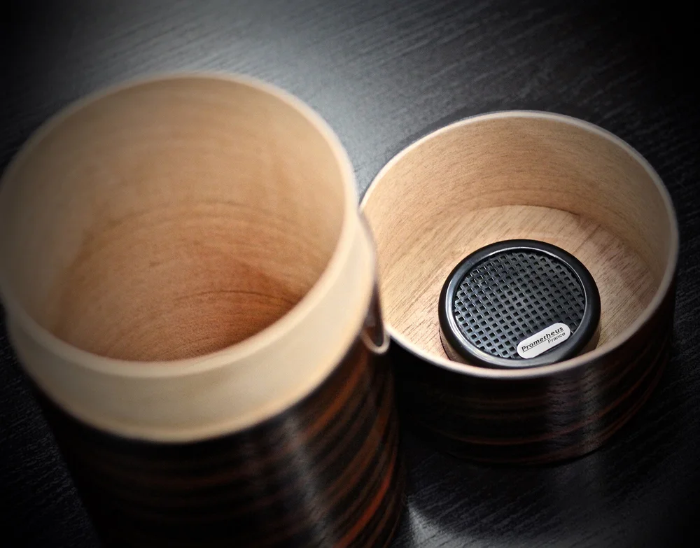 Prometheus Portable Round Humidor | Prometheus International, Inc.