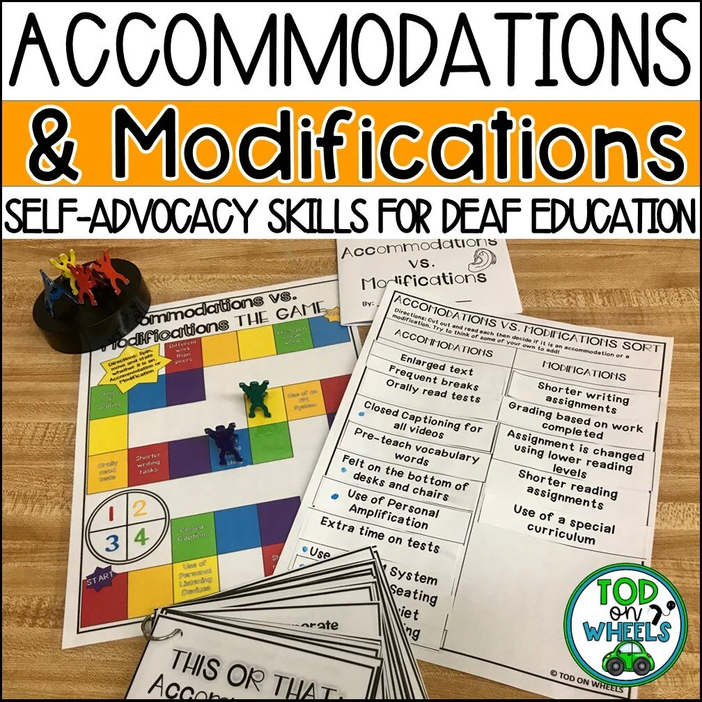Accommodations for Deaf\Hard of Hearing Students — TOD On Wheels