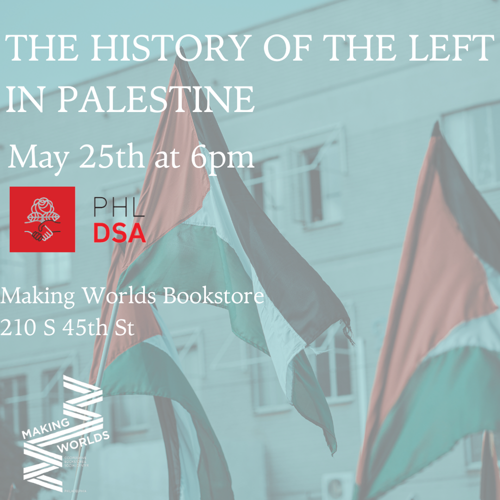 The History of the Left in Palestine — Making Worlds Bookstore and ...