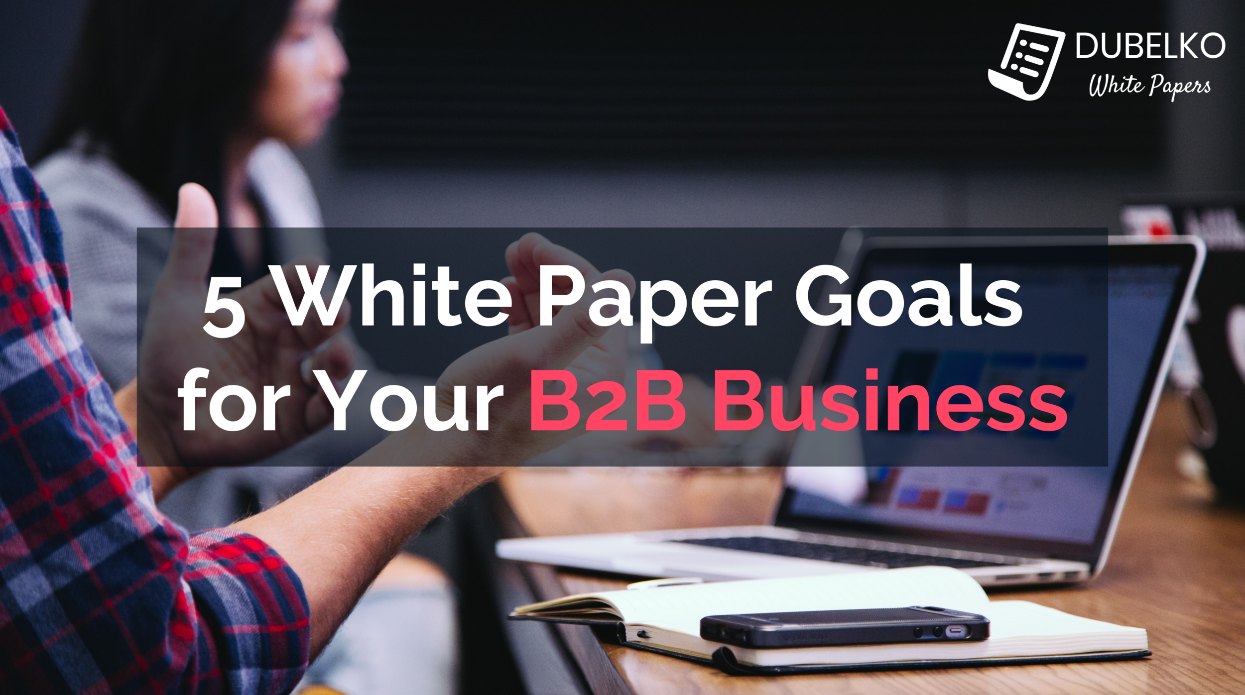 5 White Paper Goals for Your B2B Business — DuBelko White Papers