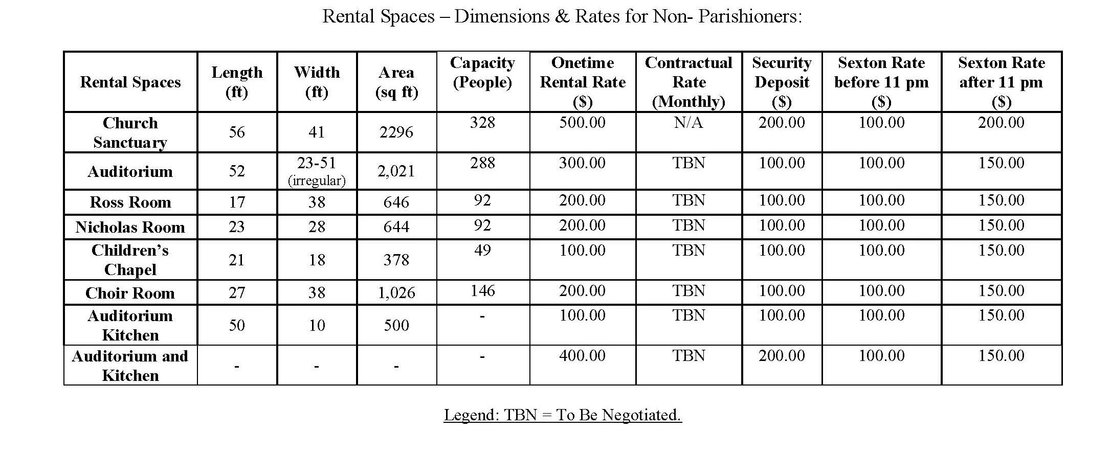 Christ Church Rental Spaces — Christ Church New Brunswick