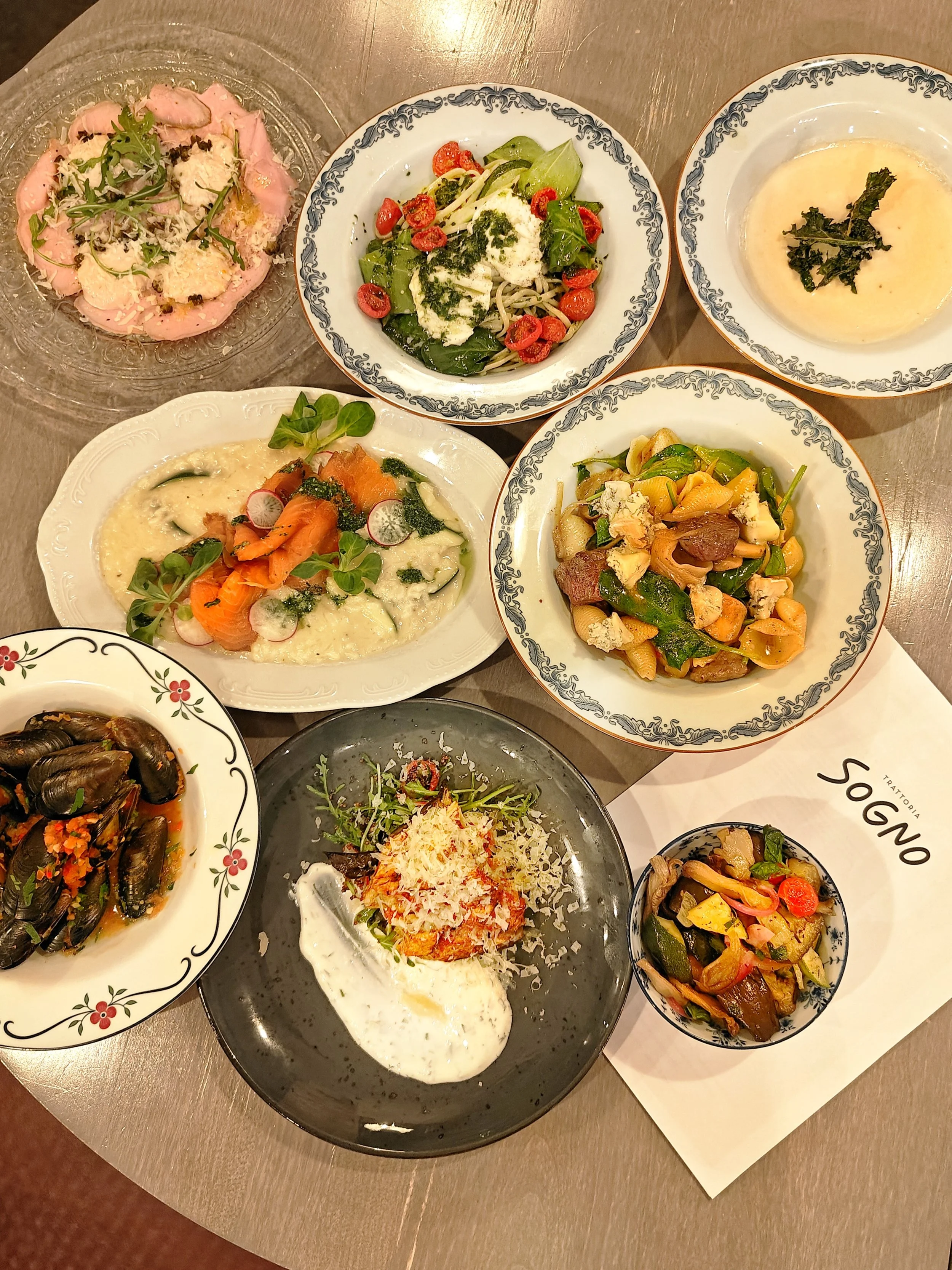 MENU — Trattoria Sogno