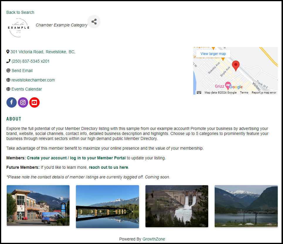 Member Portal Guide — Revelstoke Chamber of Commerce