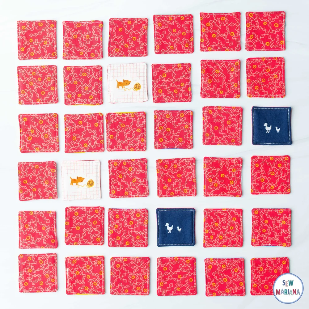 Fabric Memory Game Tutorial — Sew Mariana