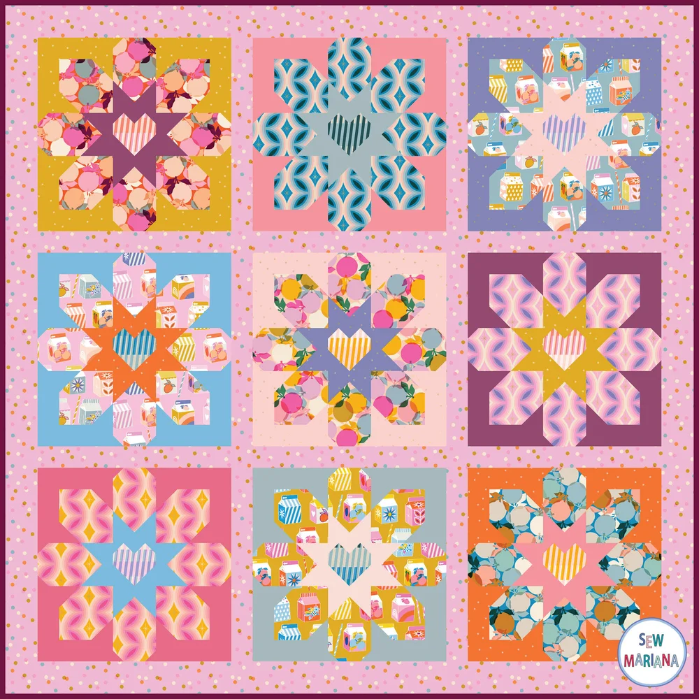 Flower Love Quilt Pattern - The Baby Version — Sew Mariana