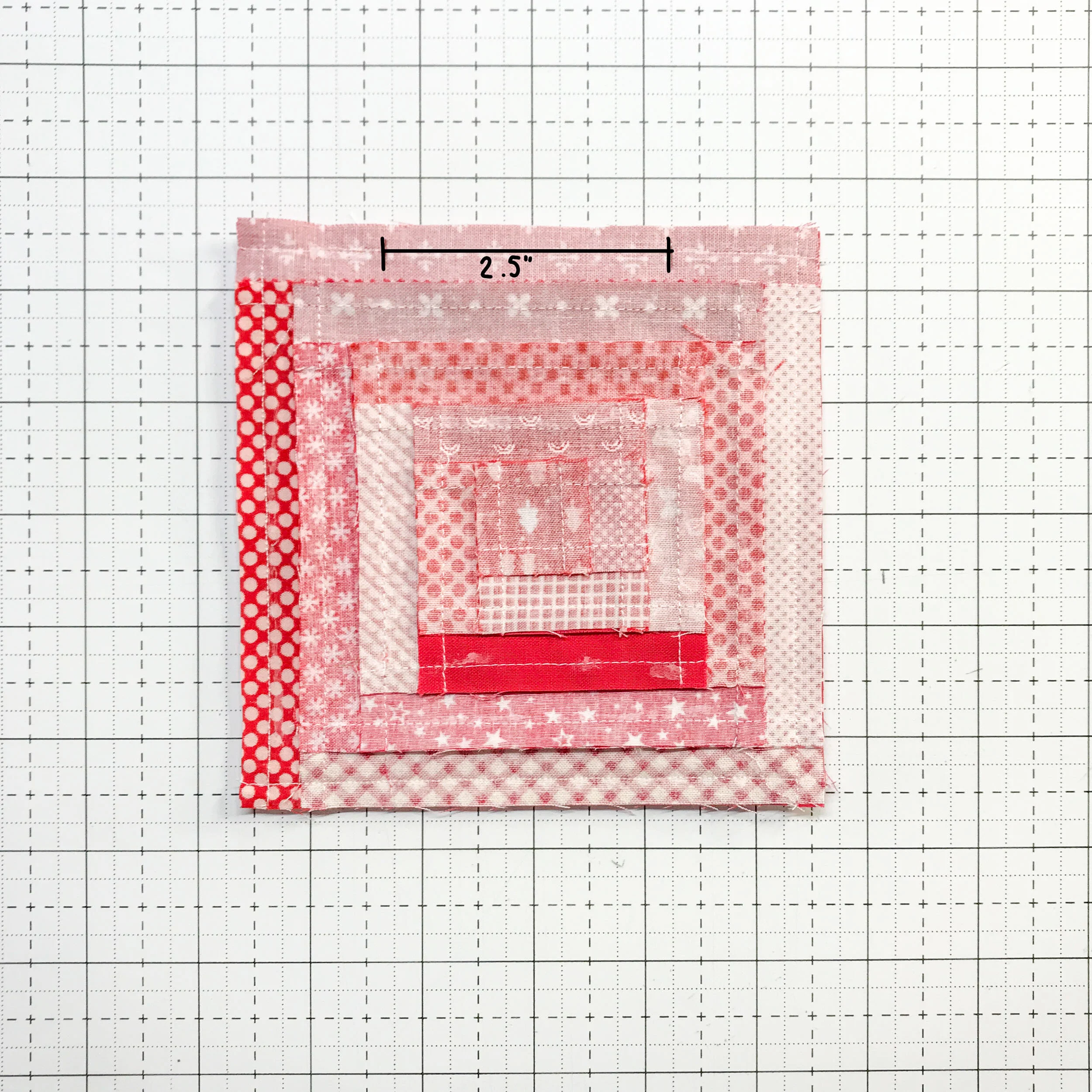 Log Cabin Christmas Coasters Tutorial — Sew Mariana