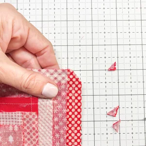 Log Cabin Christmas Coasters Tutorial — Sew Mariana