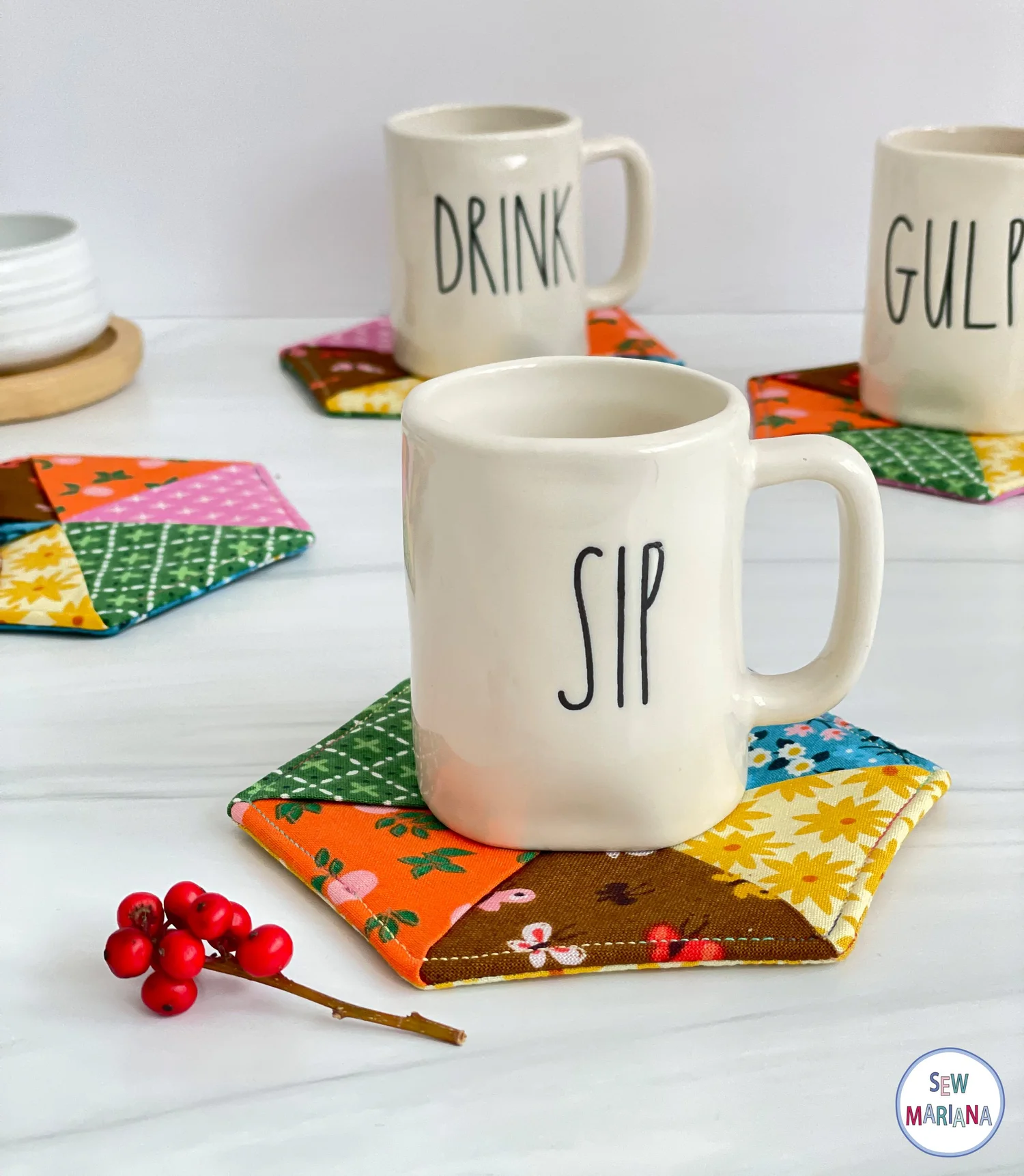 Hexagon Coasters Tutorial — Sew Mariana