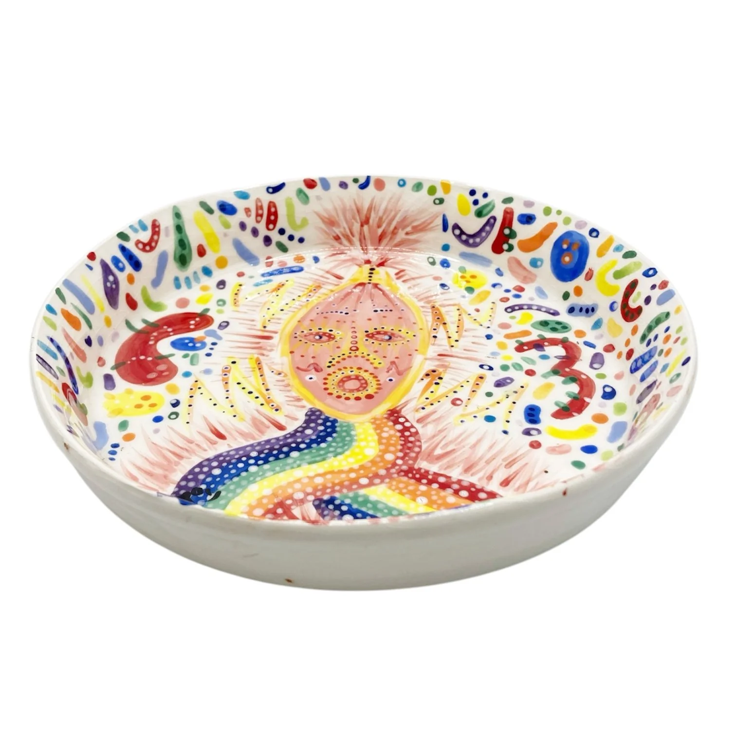 Samba Carnival Plate No.2 by What On Earth — WHITE PAPER PEN