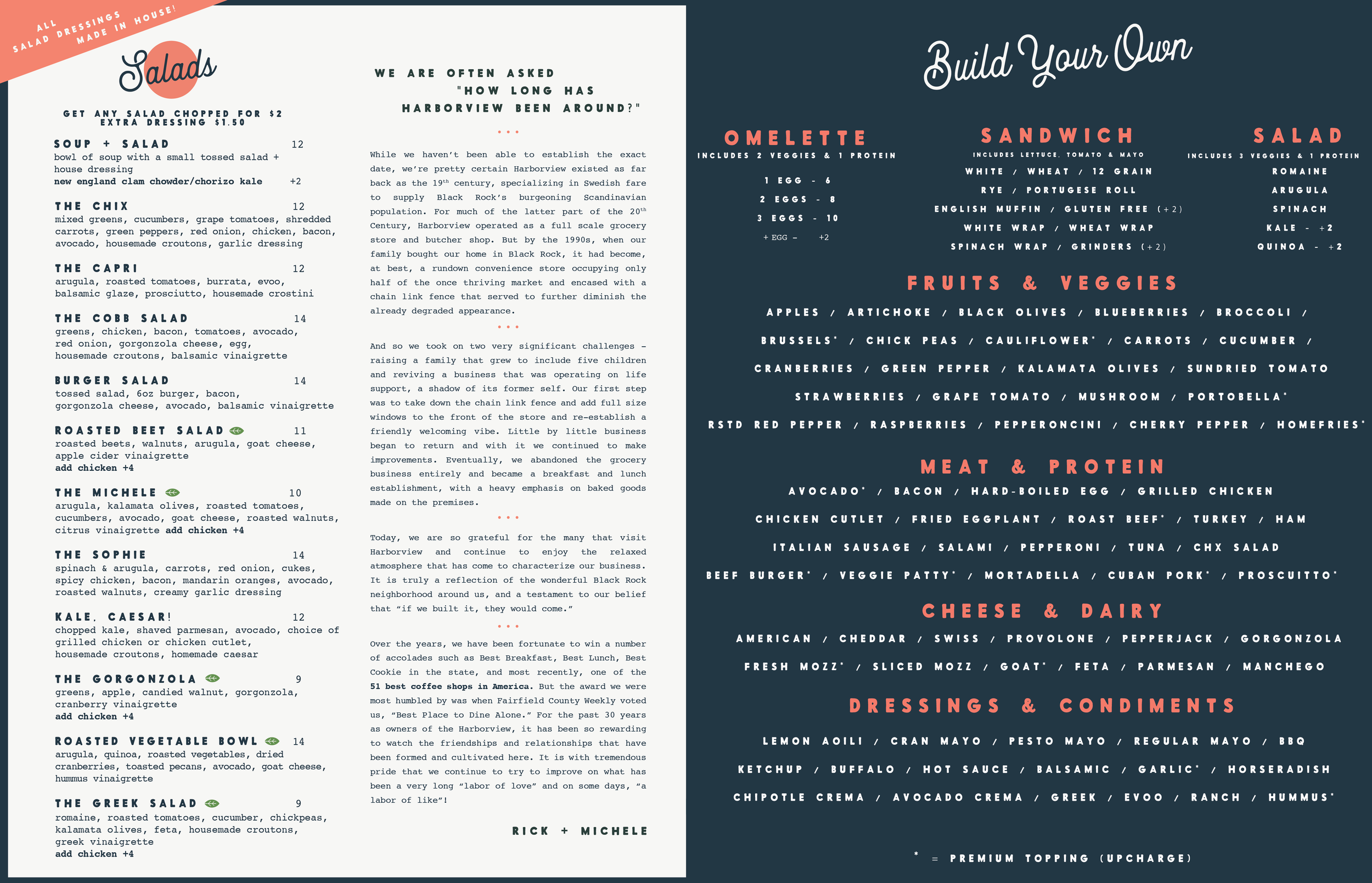 Menu — Harborview Market