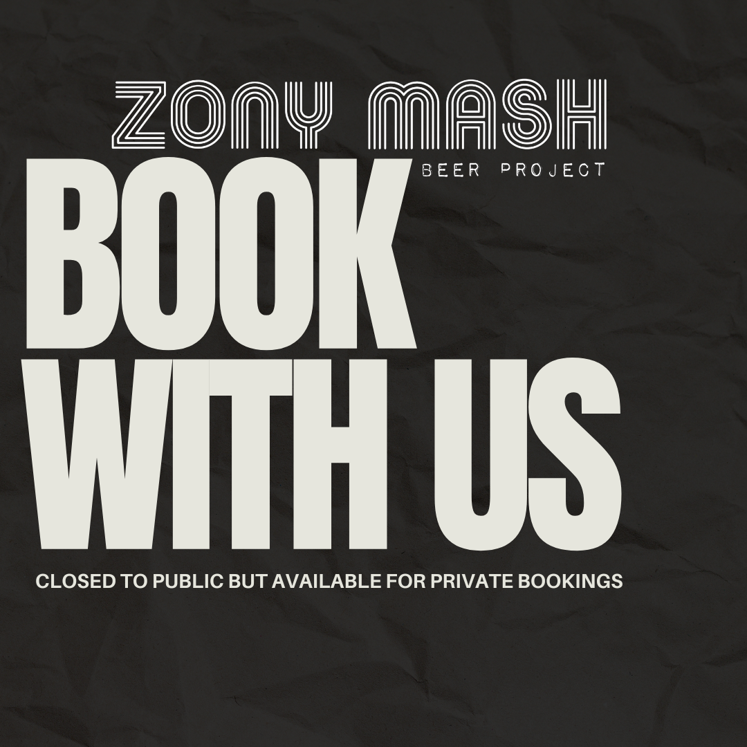 Book with Us! — Zony Mash Beer Project